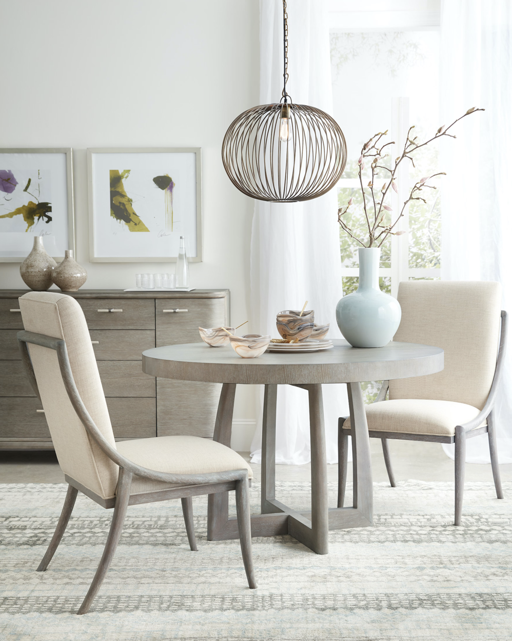 Affinity Round Pedestal Dining Table – Norris Furniture