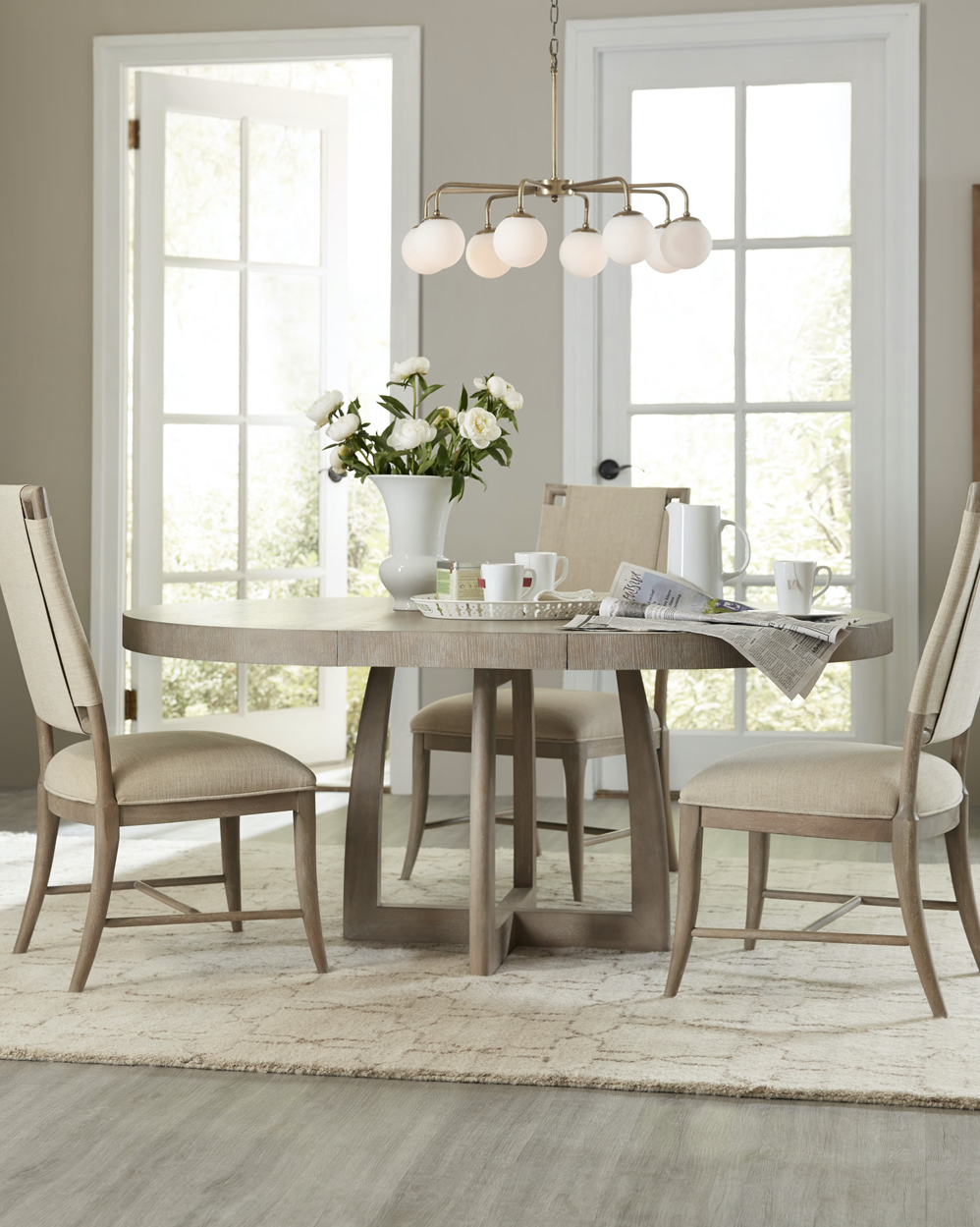 Affinity Round Pedestal Dining Table – Norris Furniture